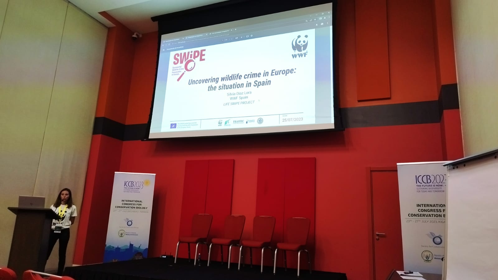 The LIFE SWiPE project was presented at the International Congress for Conservation Biology ...
